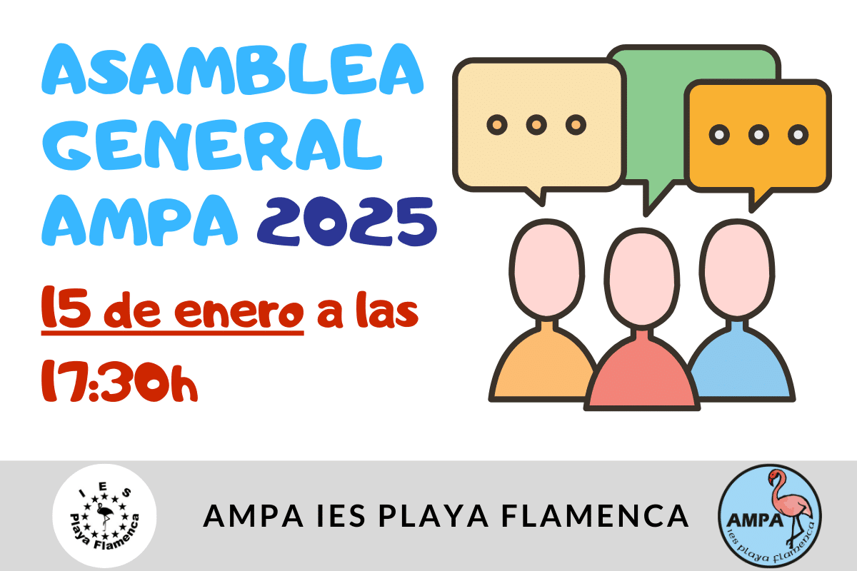 Asamblea General del AMPA 2025 - AMPA Playa Flamenca